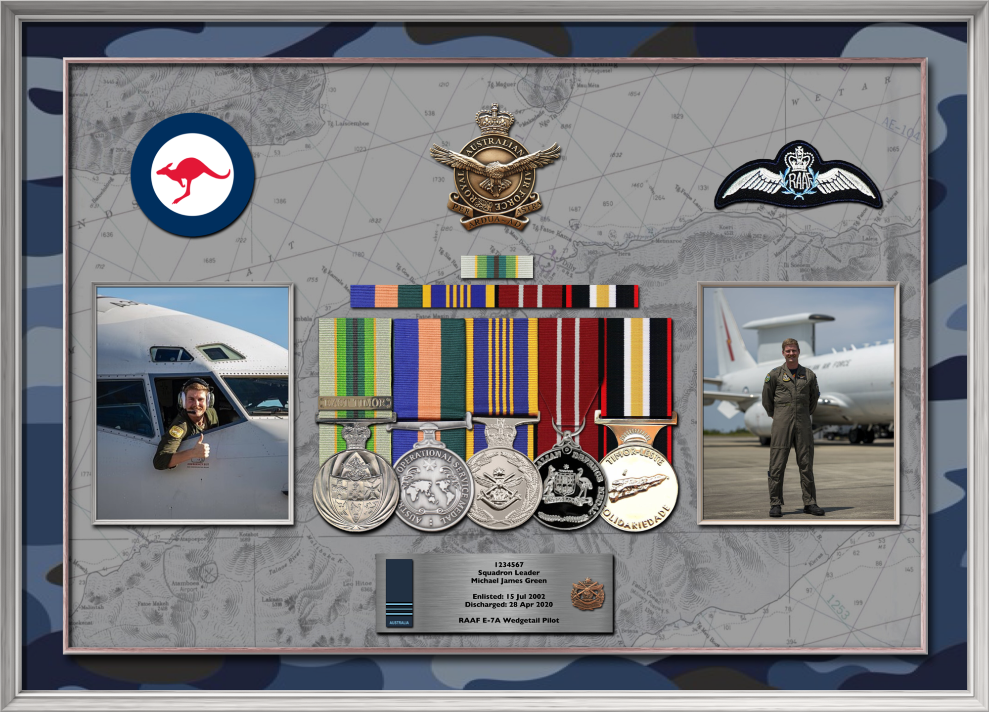 RAAF – Digital Medal Prints